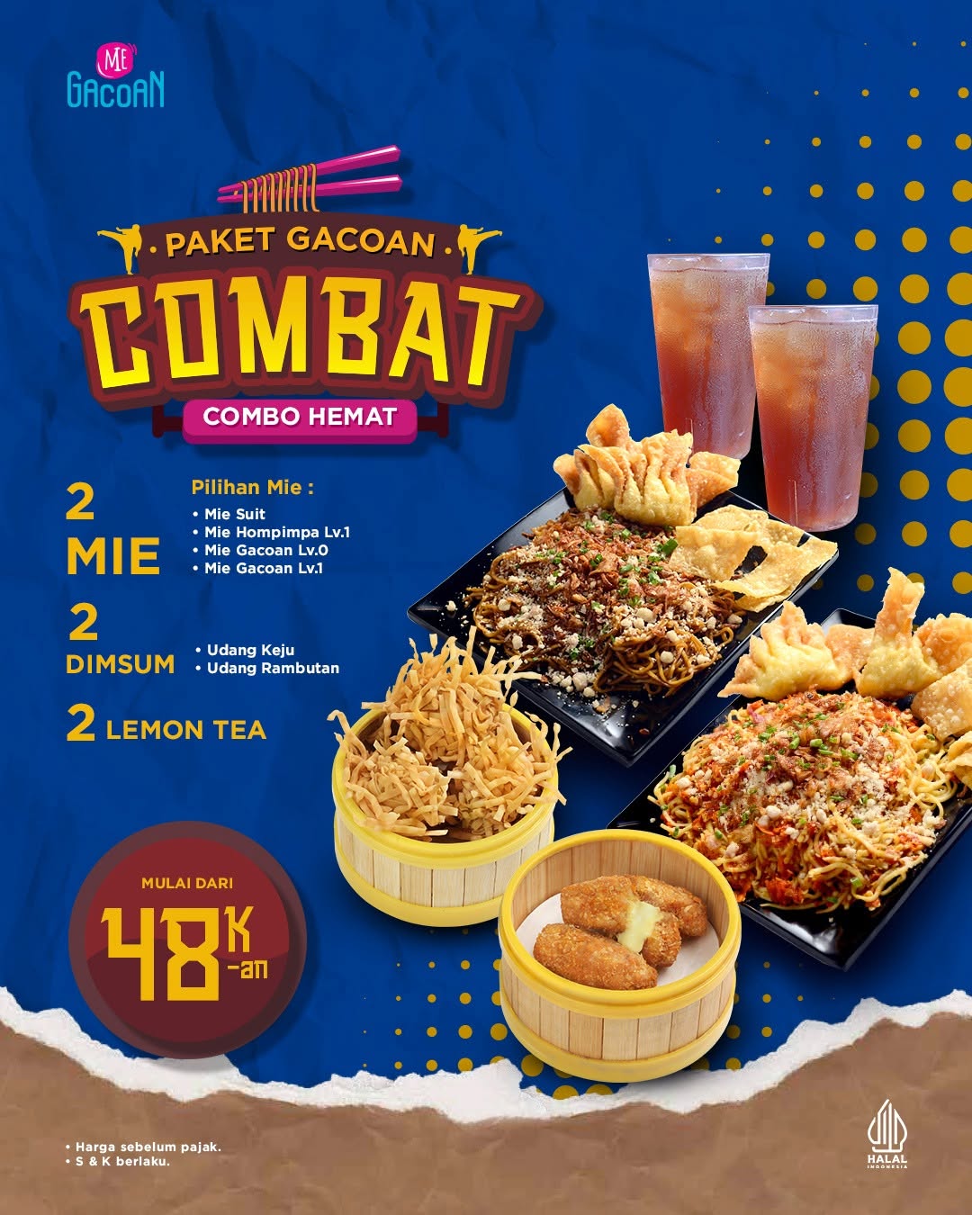 Daftar Menu Mie Gacoan Terbaru, Lengkap dengan Harganya